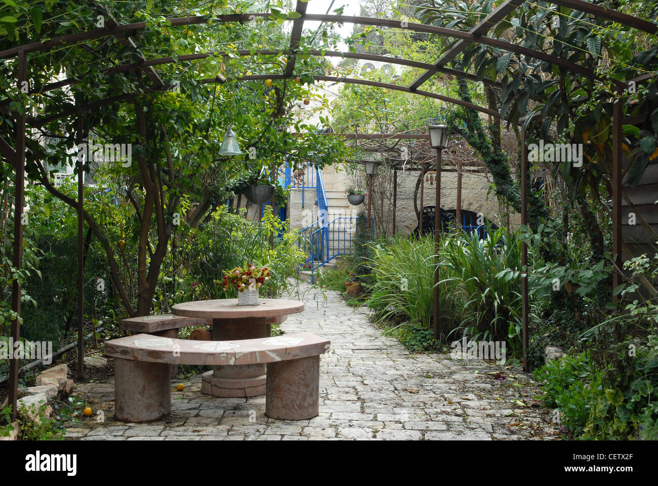 The German Colony in Jerusalem, Israel Stock Photo - Alamy