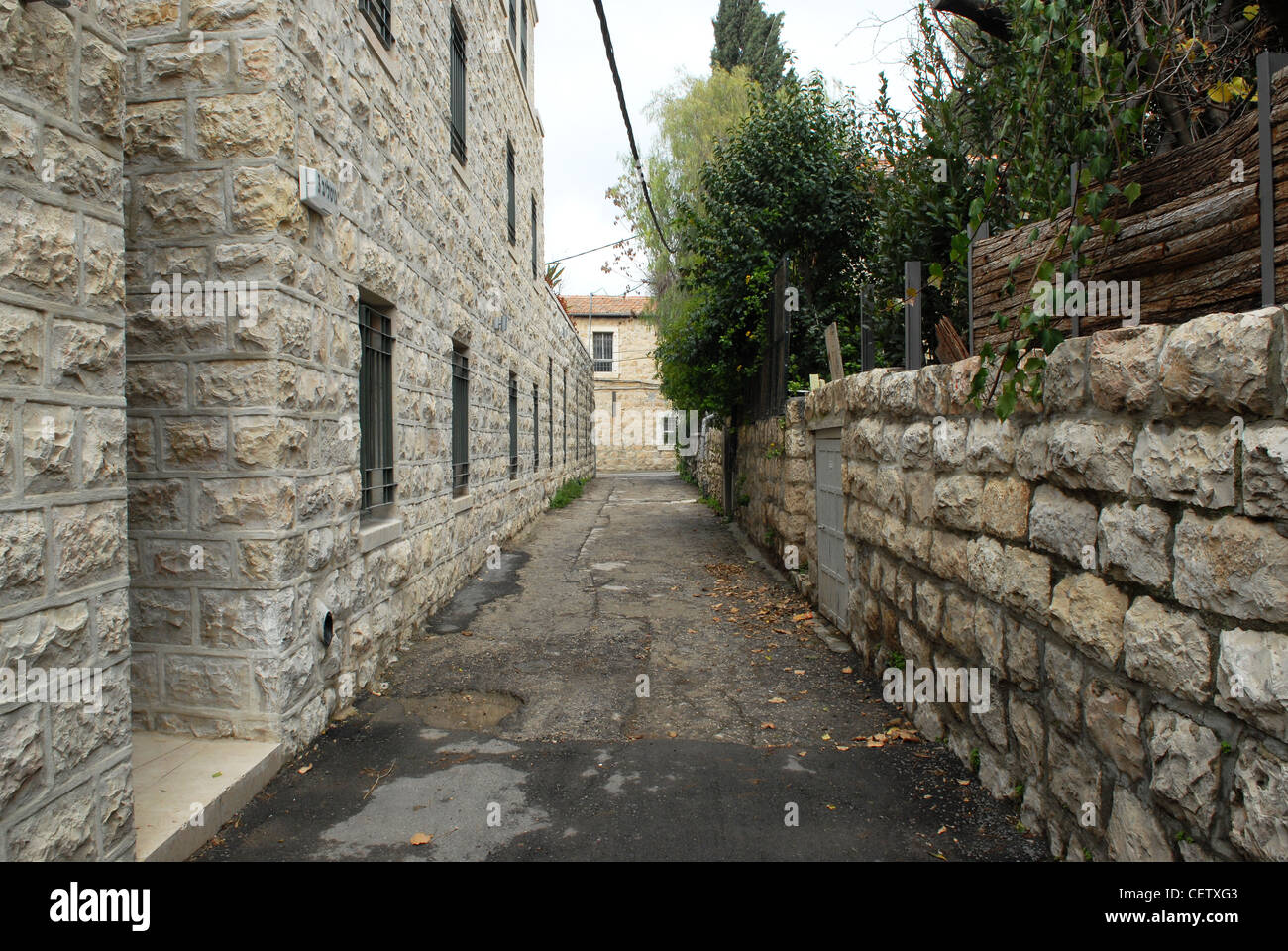 The German Colony in Jerusalem, Israel Stock Photo - Alamy