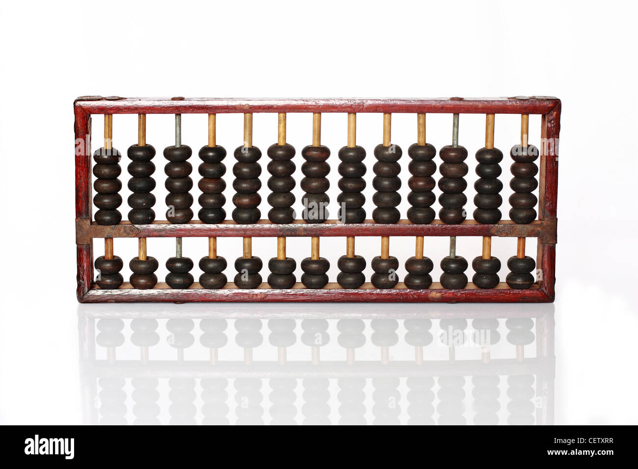 Old wooden abacus Stock Photo - Alamy
