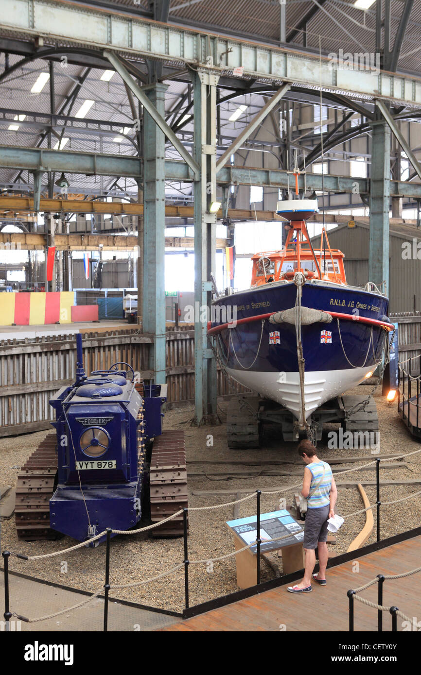 Inside the exhibition at the Historic Dockyard in Chatham, Kent ...