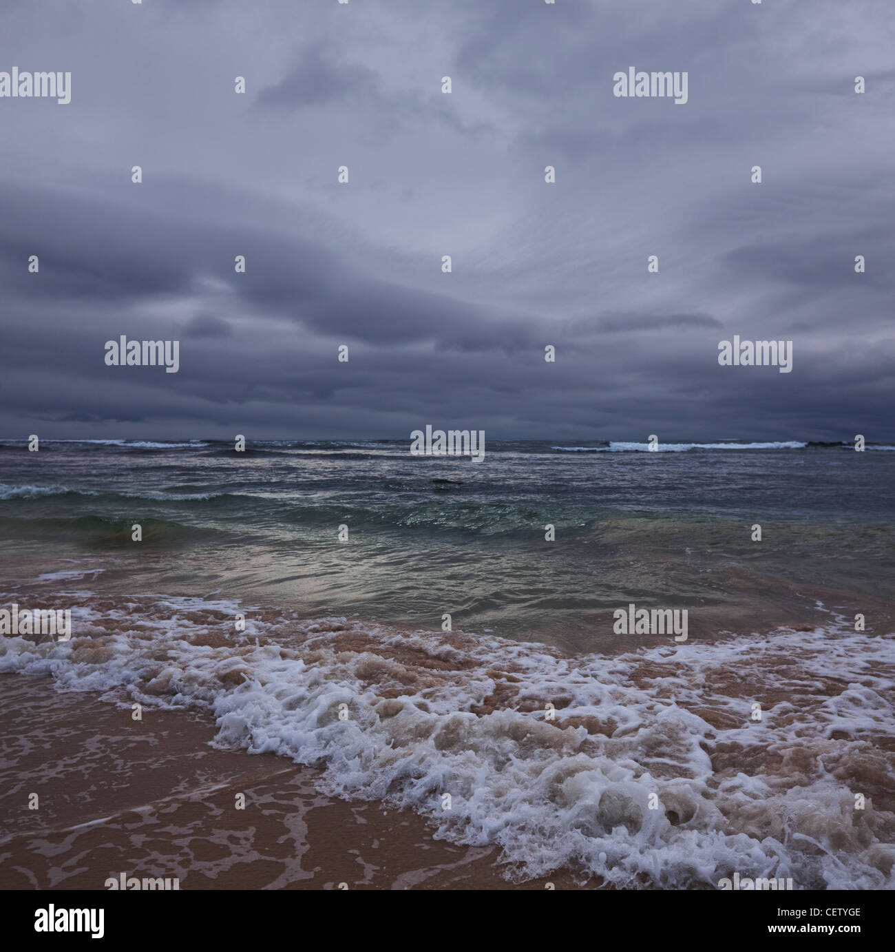 storm on Pacific ocean Stock Photo - Alamy