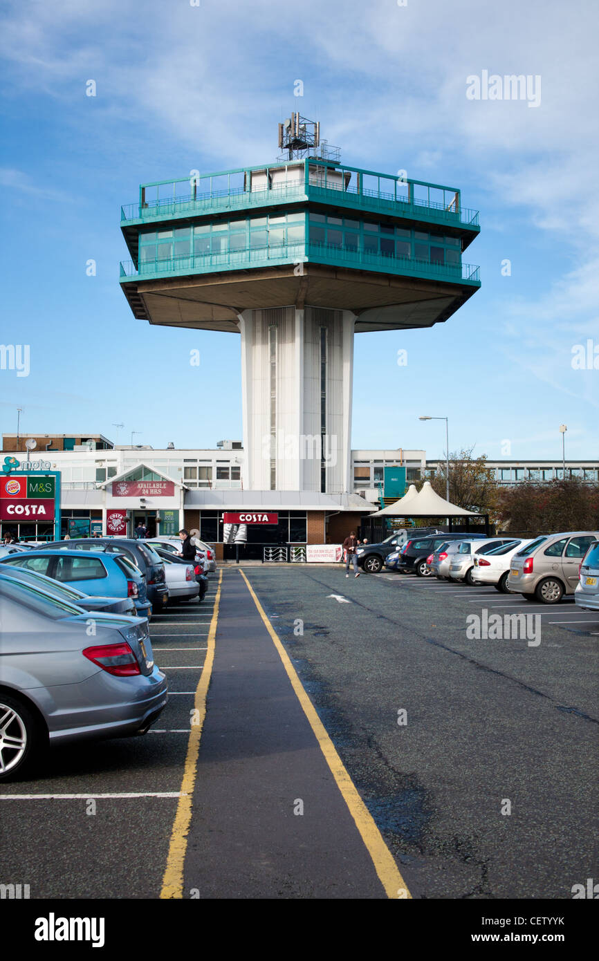 Restaurant Tower at Forton Services on the M6, Lancashire Stock Photo ...