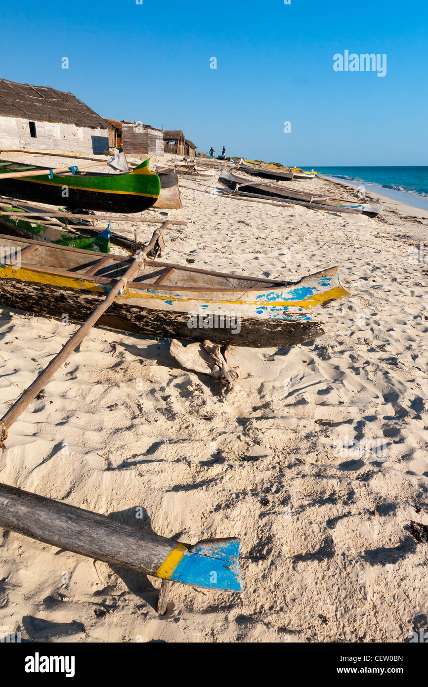 The fishing village of Ambatomilo, Madagascar Stock Photo - Alamy