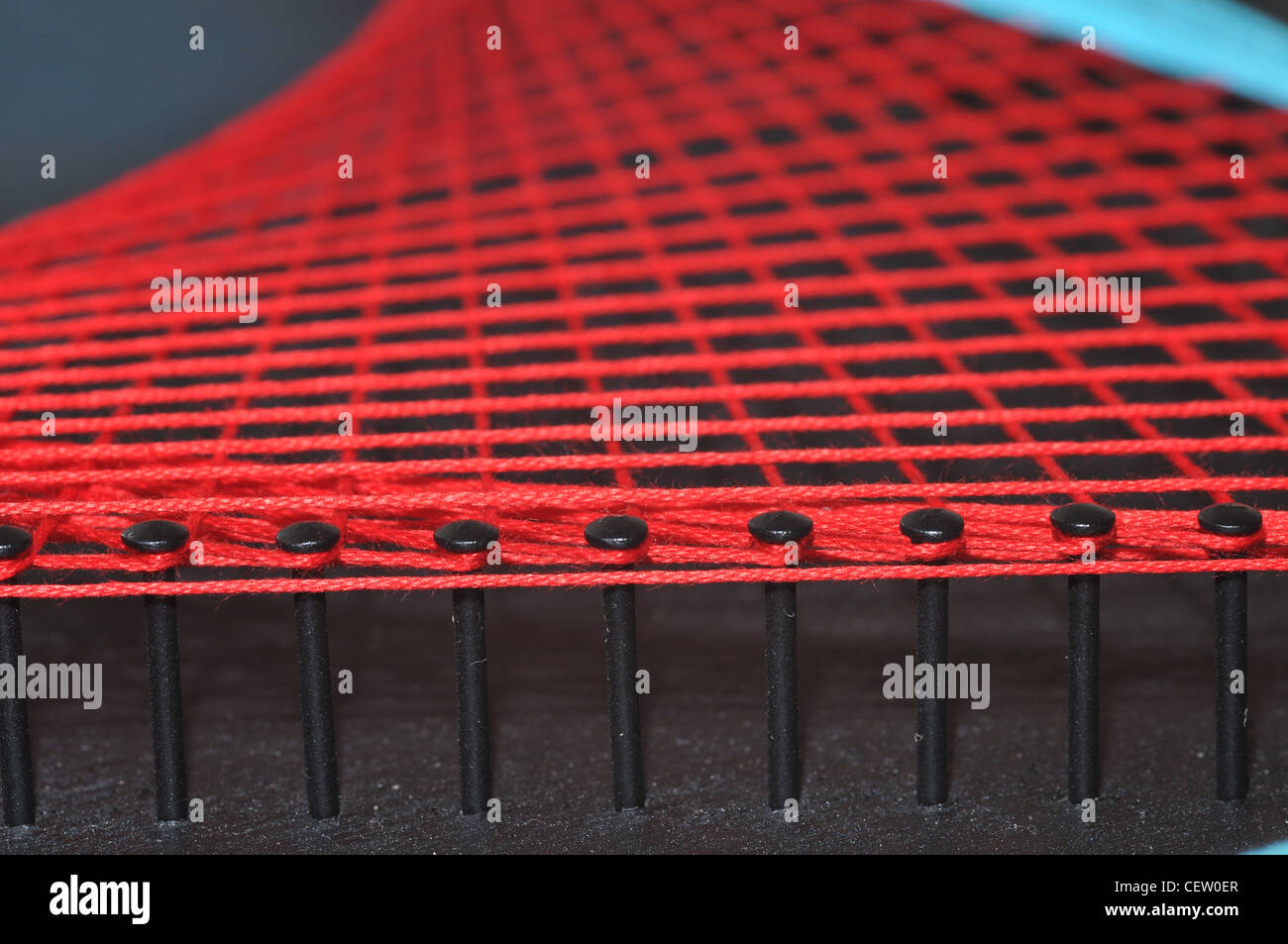 String art, or pin and thread art, handcraft Stock Photo - Alamy