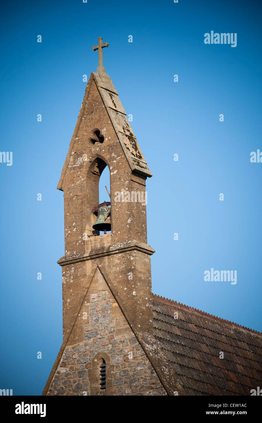 Christian cross on the top of a church Stock Photo - Alamy