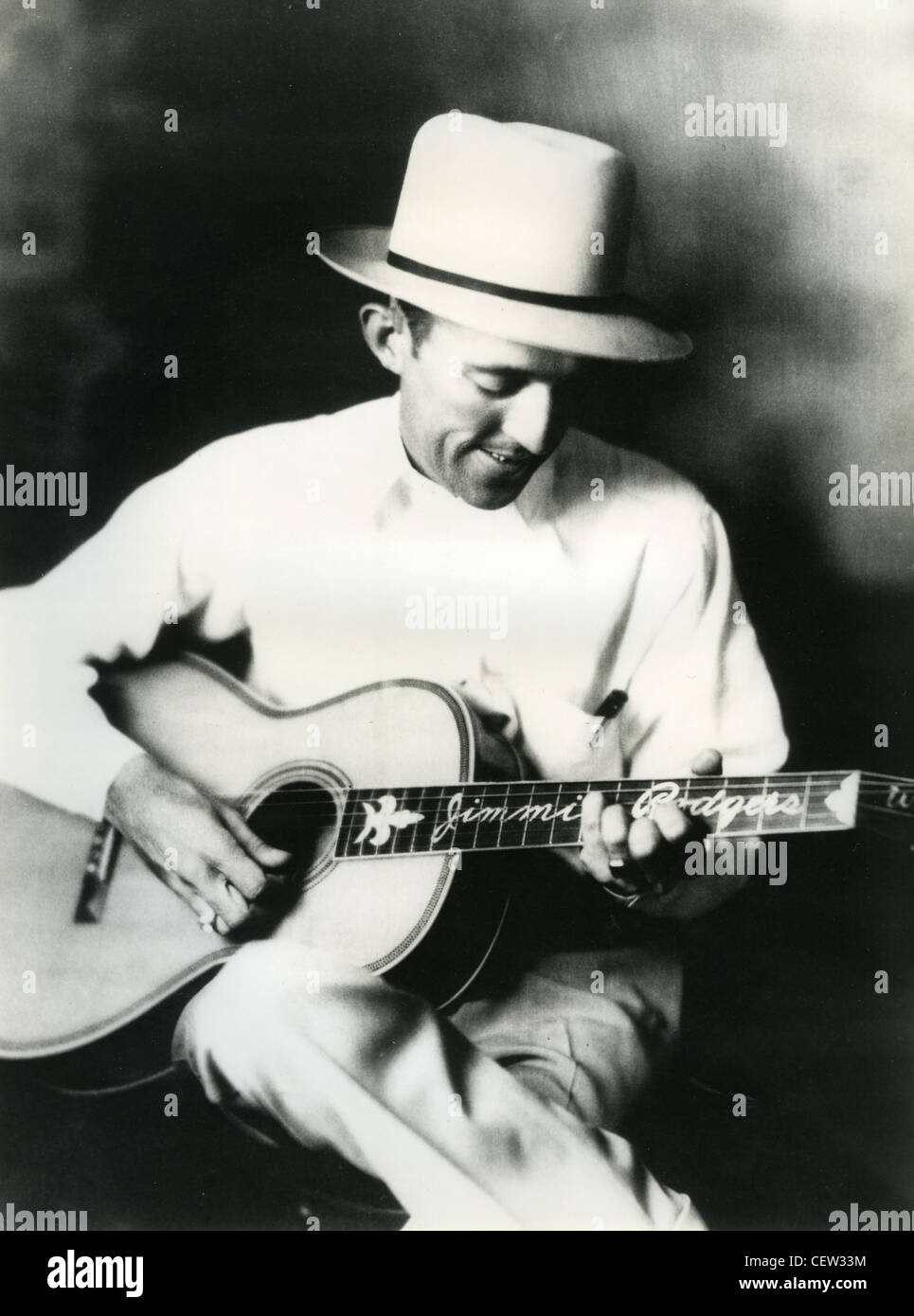 JIMMIE RODGERS (1897-1933) US Country singer, nicknamed the Singing ...