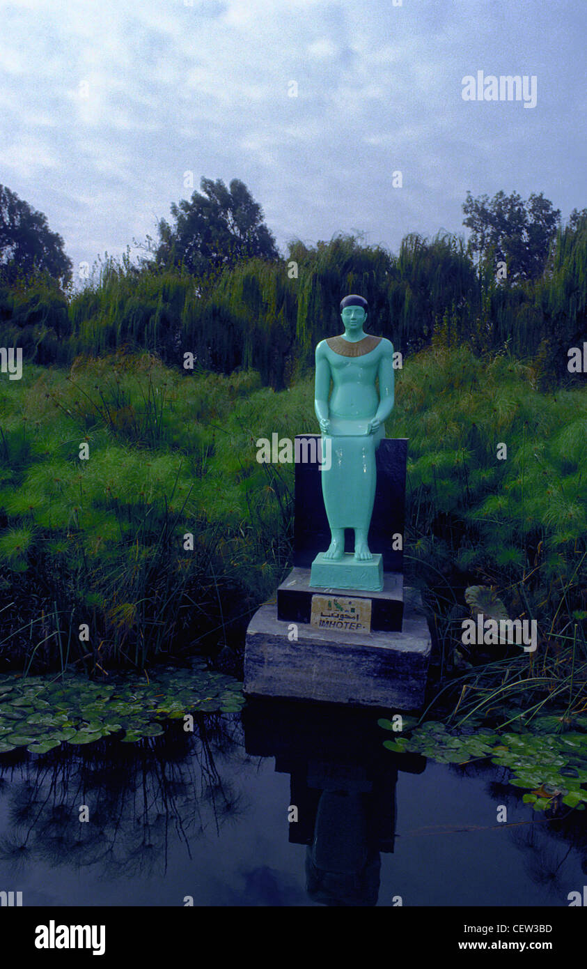A statue in the river Nile Stock Photo - Alamy
