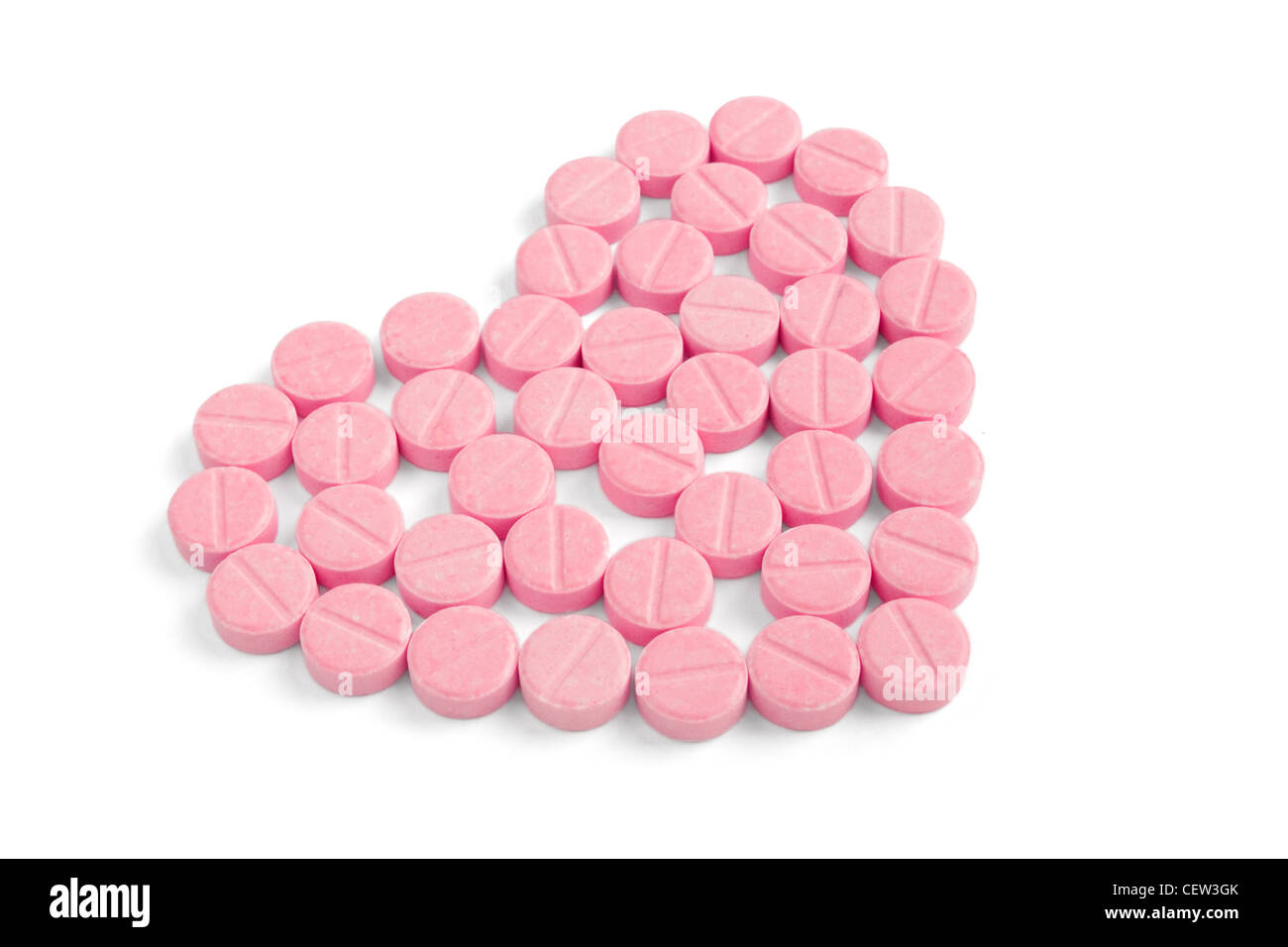 Tablet with pink heart Cut Out Stock Images & Pictures - Alamy