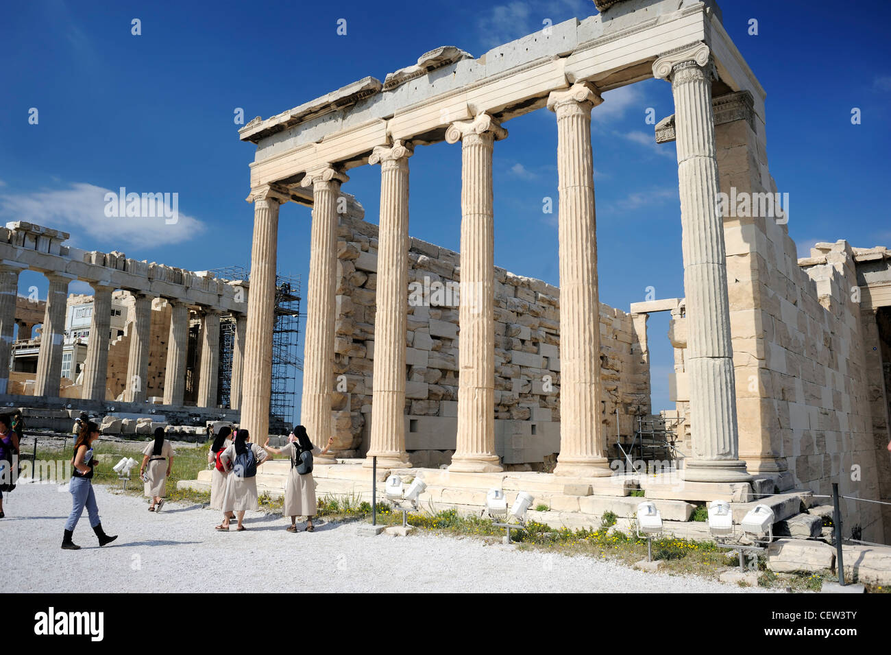 Greece, Athens, Erechtheion Stock Photo - Alamy