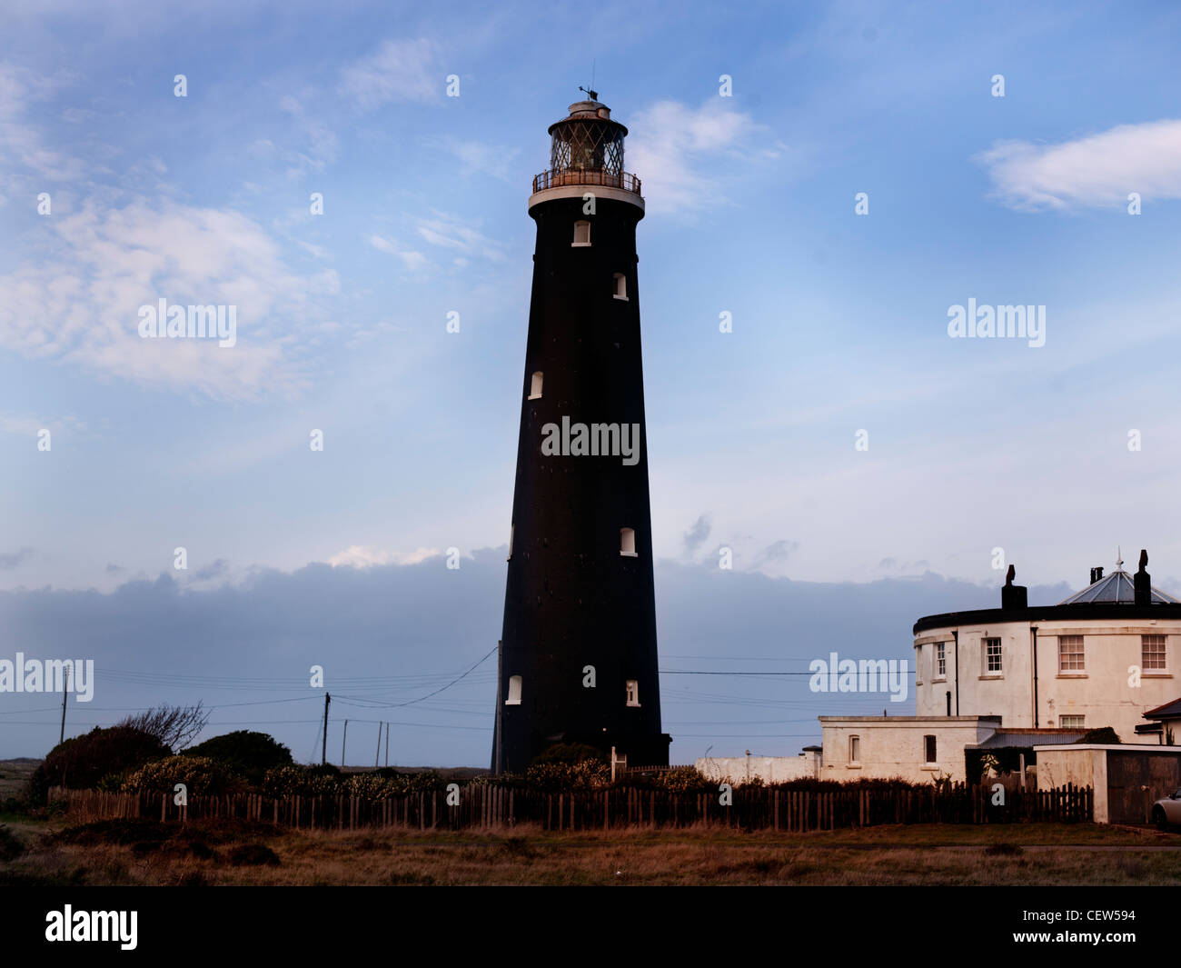 Dungeness Old Lighthouse, Dungeness Kent Stock Photo - Alamy