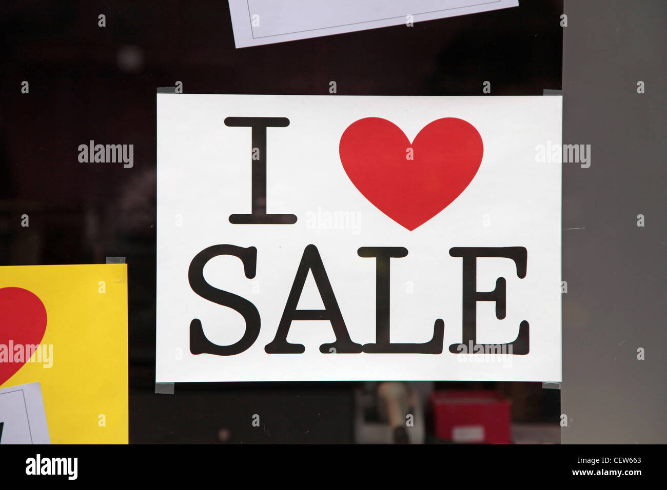 I love sale hi-res stock photography and images - Alamy