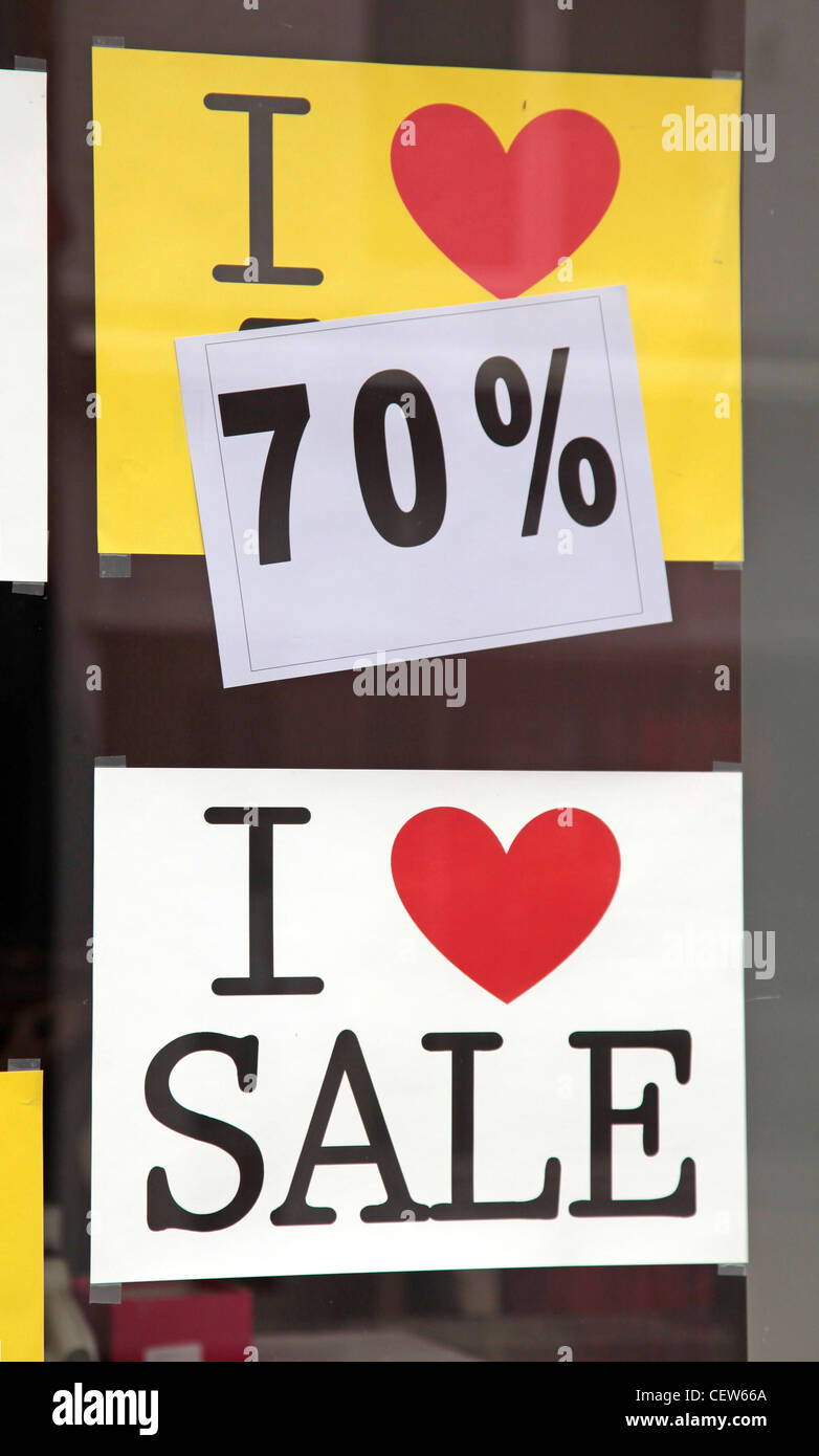 I love sale hi-res stock photography and images - Alamy