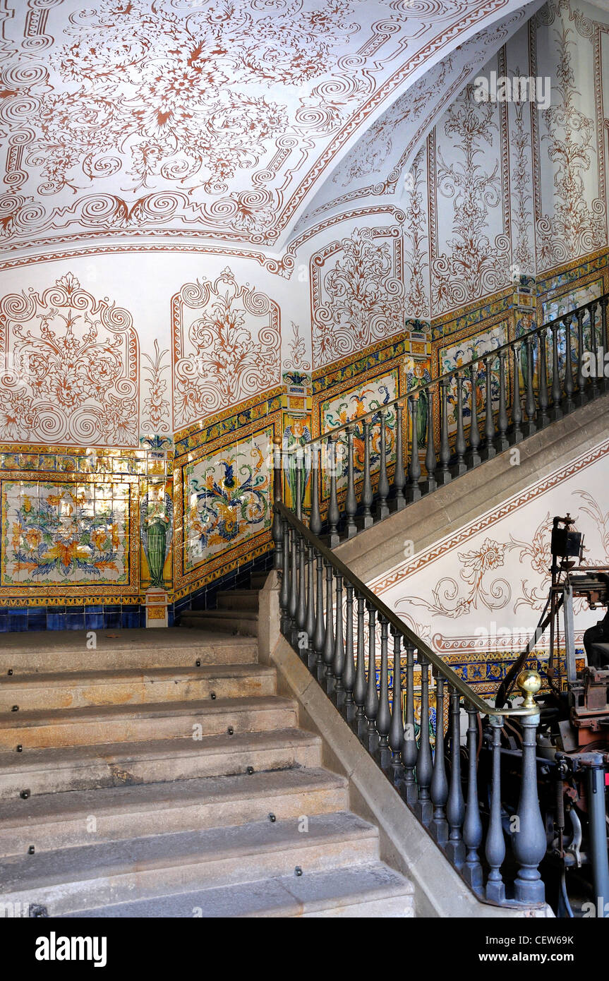 Barcelona, Spain. Casa de la Caritat - courtyard (1743) Ornate ...