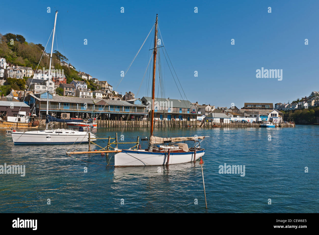 Looe, Looe Harbour, Cornwall, Great Britain, UK Stock Photo - Alamy