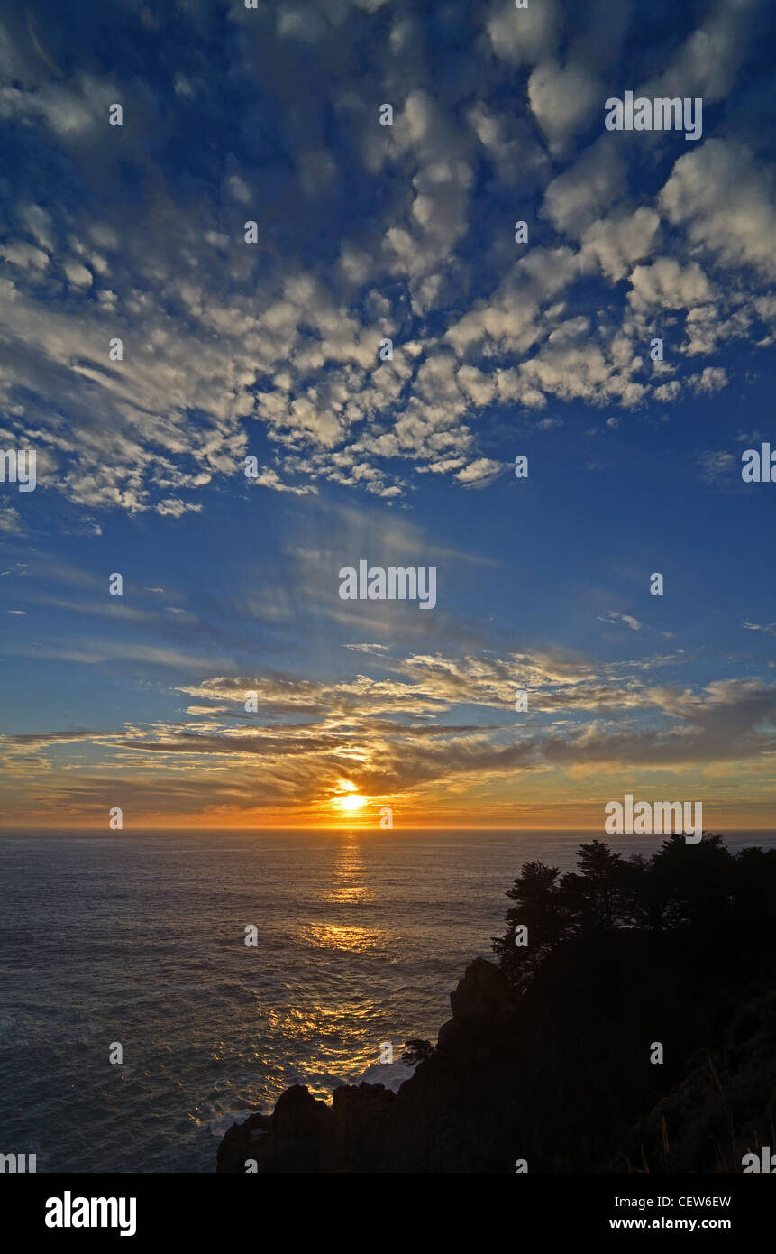 Big sur sunset from Pfeiffer state beach Stock Photo - Alamy
