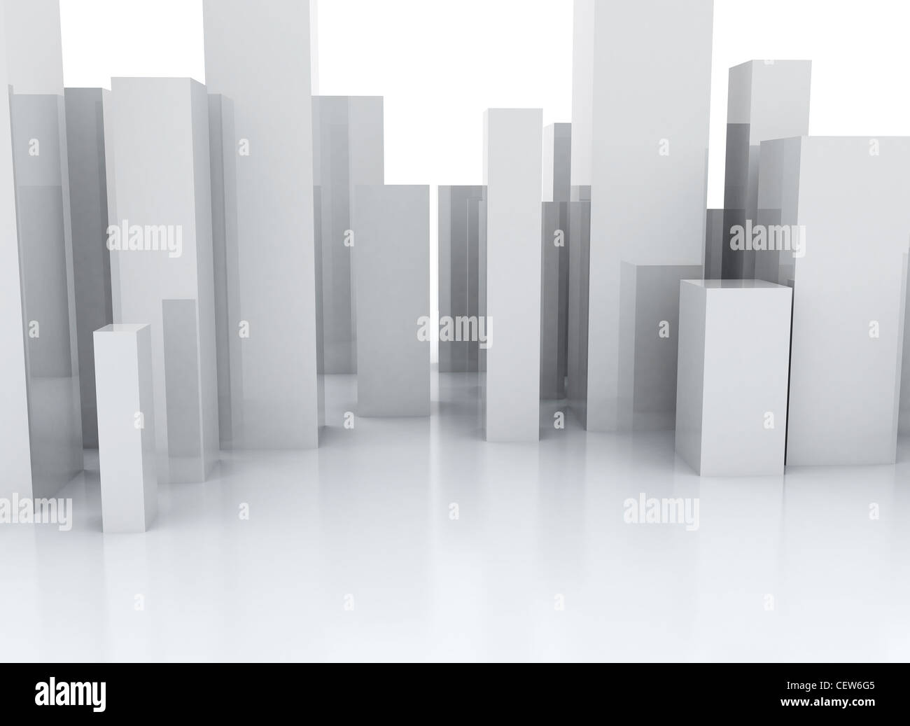 Architectural 3d skyscraper model hi-res stock photography and images ...