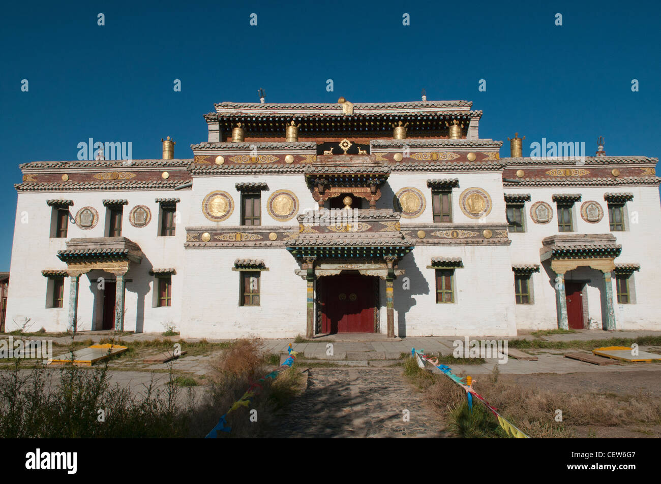 temple at Erdene Zuu Monastery in Central Mongolia Stock Photo - Alamy