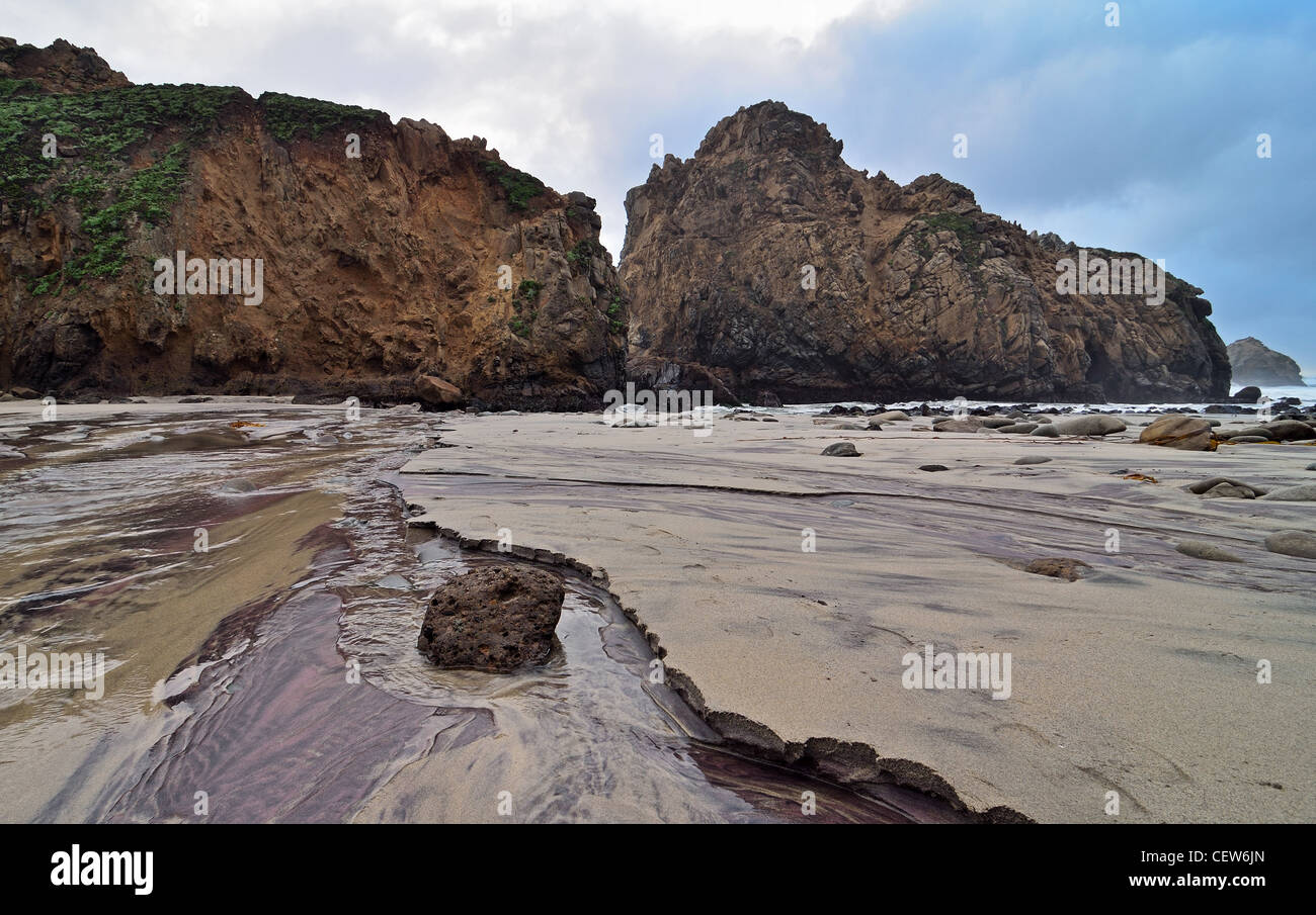Pfeiffer Big State Beach, Big Sur Stock Photo - Alamy