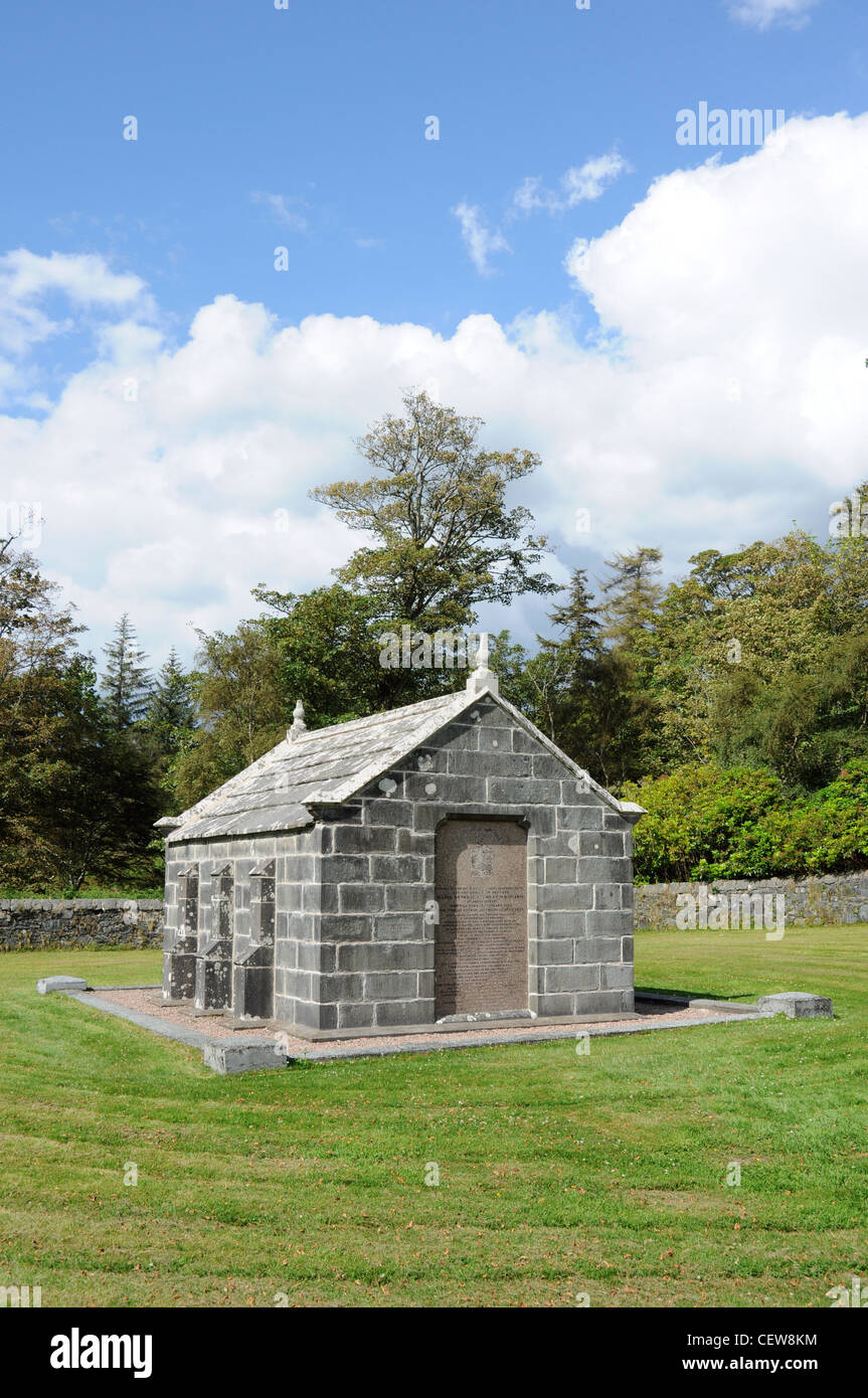 The MacQuarie Mausoleum, Gruline, Isle of Mull, Argyll, Scotland ...