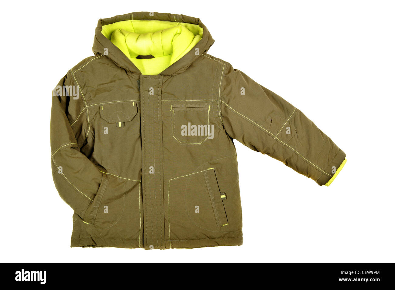 Children's wear - jacket isolated over white background Stock Photo - Alamy