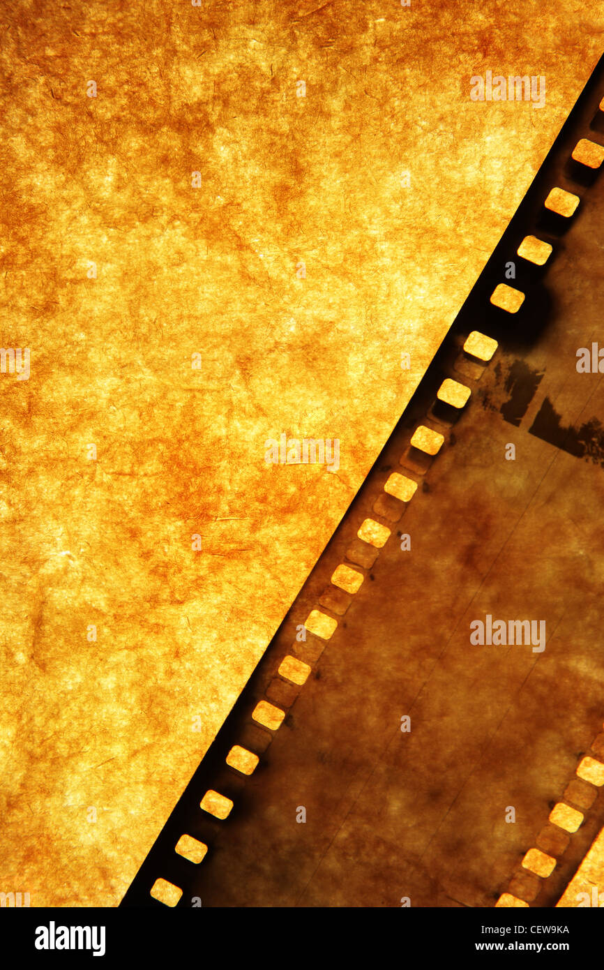 Old film strip, may be used as background Stock Photo - Alamy