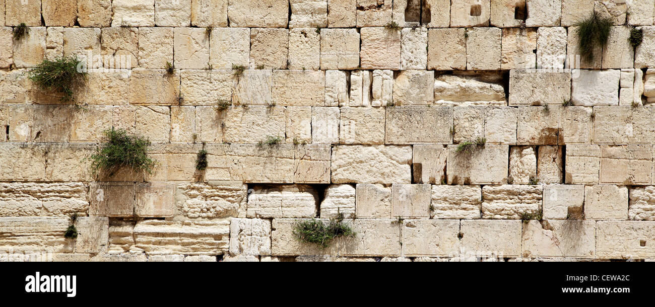 Western wall (Wailing Wall). Jerusalem. Israel Stock Photo - Alamy