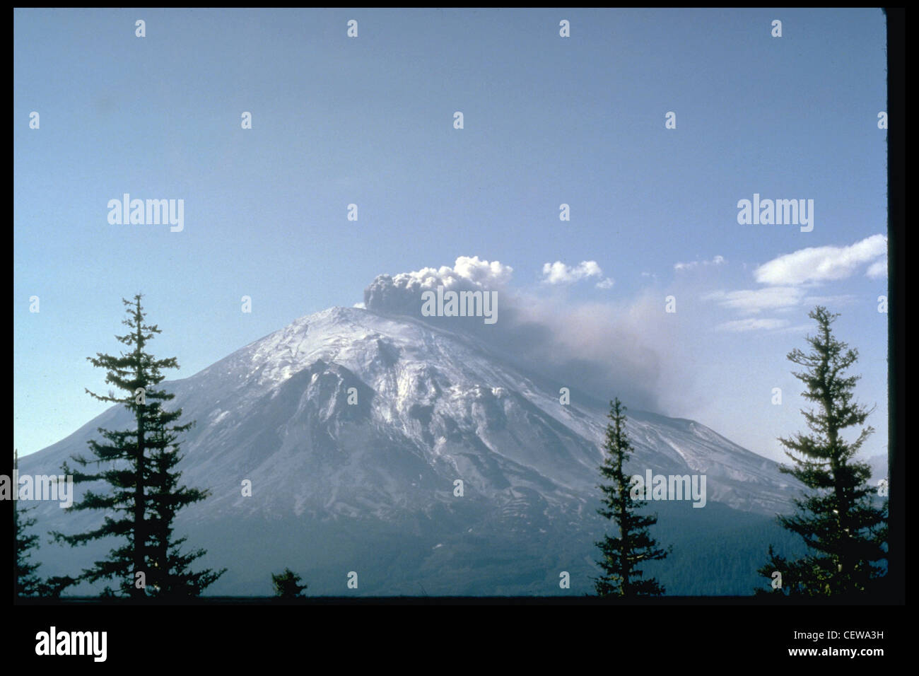 Small phreatic eruption of Mount St. Helens in the spring of 1980 ...