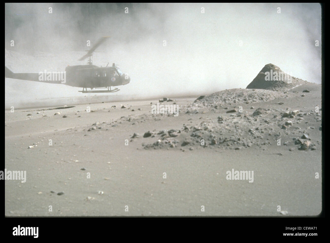 For weeks volcanic ash covered the landscape around the volcano and for ...