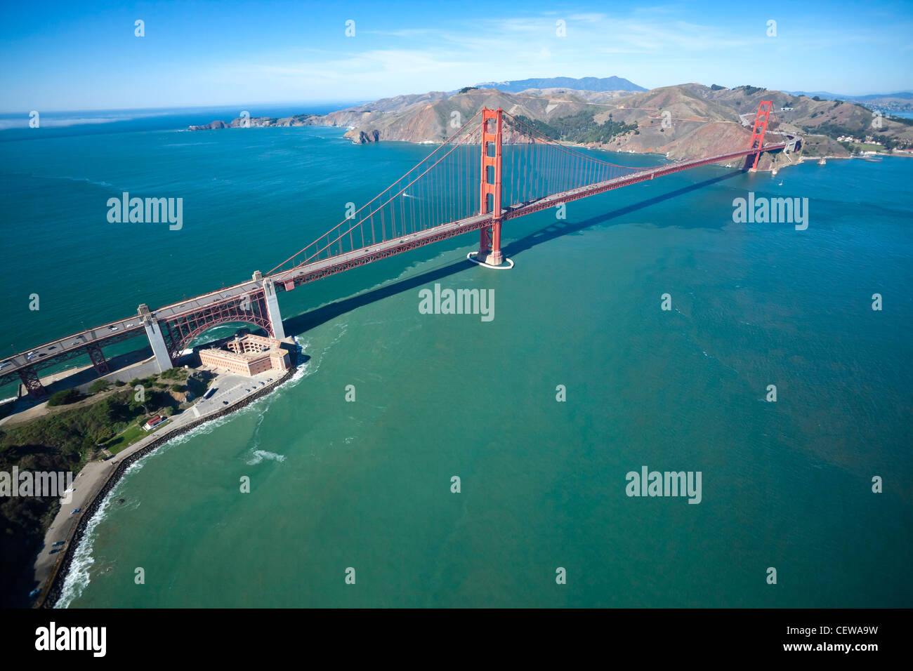 The Golden Gate Bridge and Fort Point Stock Photo - Alamy