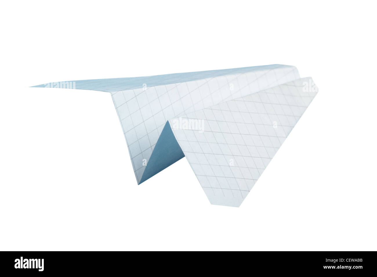 Paper plane isolated over the white background Stock Photo - Alamy
