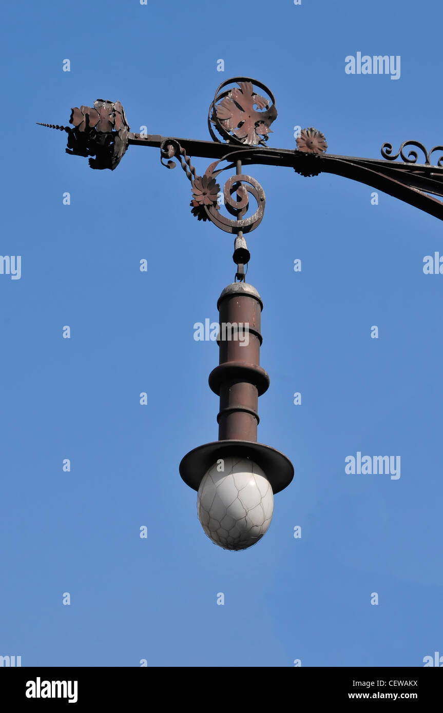 Ornate Street Lamps Barcelona Spain Europe Catalonia Stock Photo - Alamy