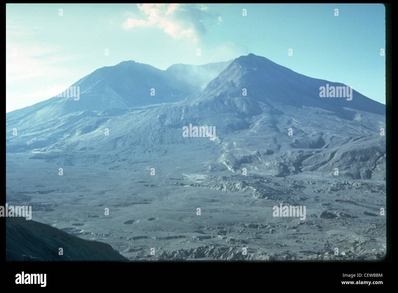This image of Mount St. Helens, taken soon after its catastrophic ...