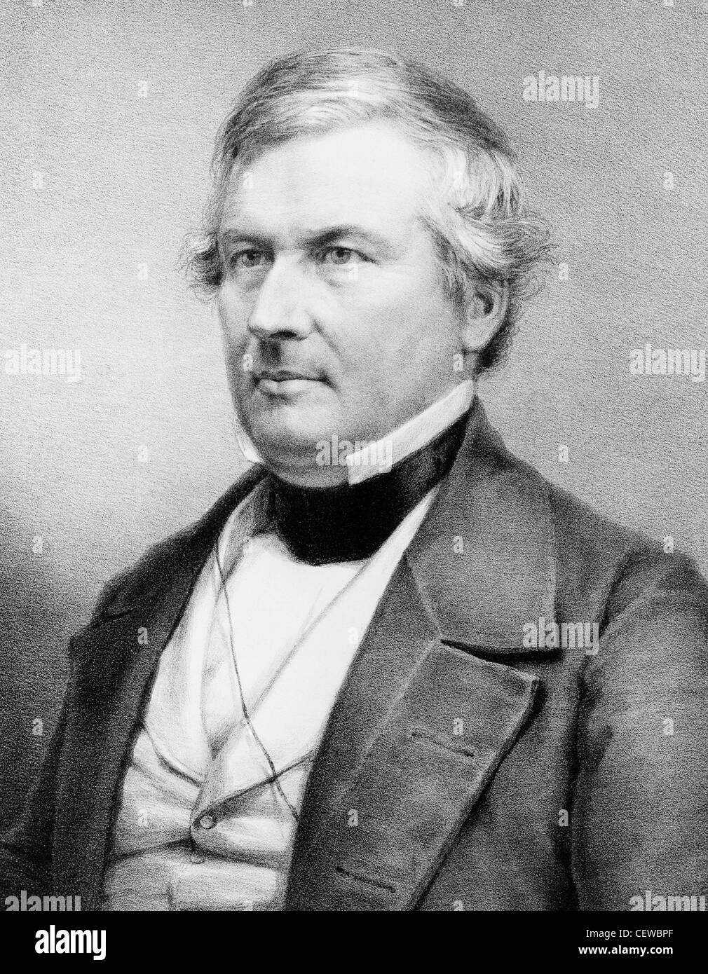 Vintage portrait of Millard Fillmore (1800 - 1874) - the 13th US ...