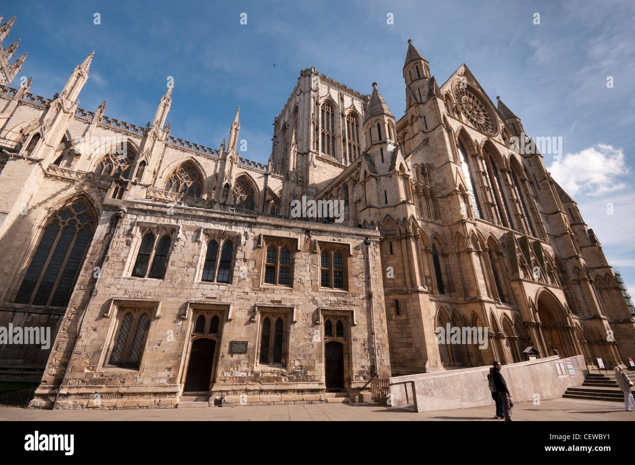 York Minster, one of the largest gothic cathedrals in northern Europe ...