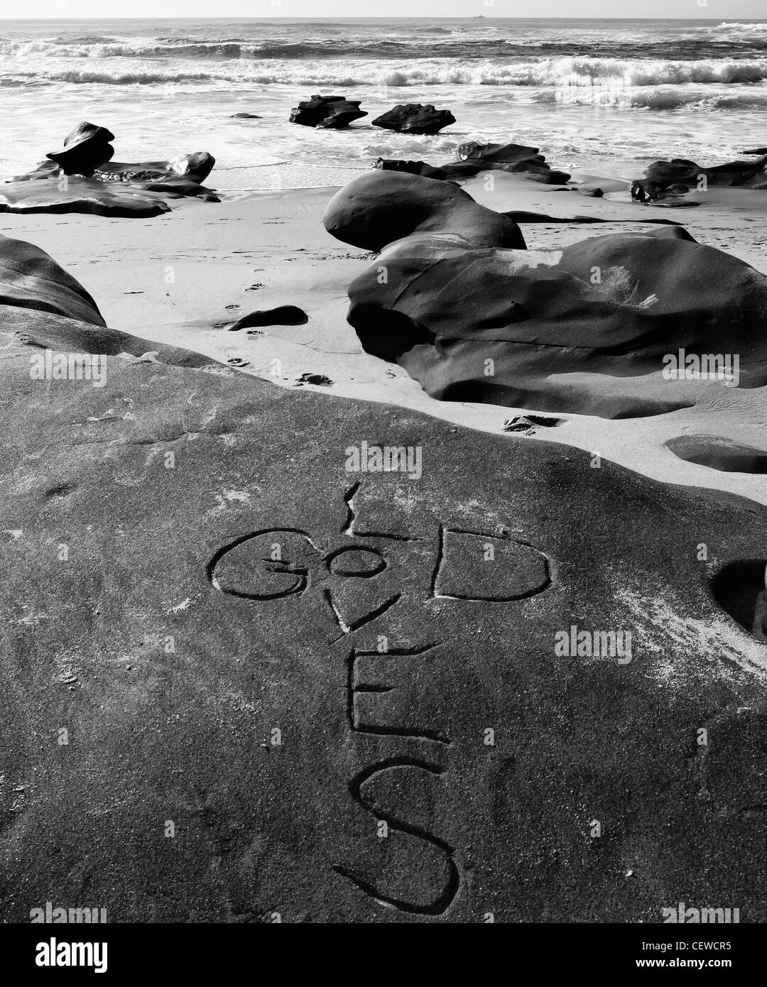 God loves you Black and White Stock Photos & Images - Alamy