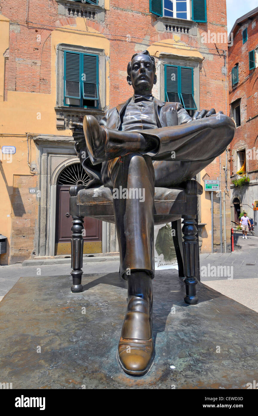 Giacomo Puccini Lucca Italy Tuscany Europe Mediterranean Stock Photo ...