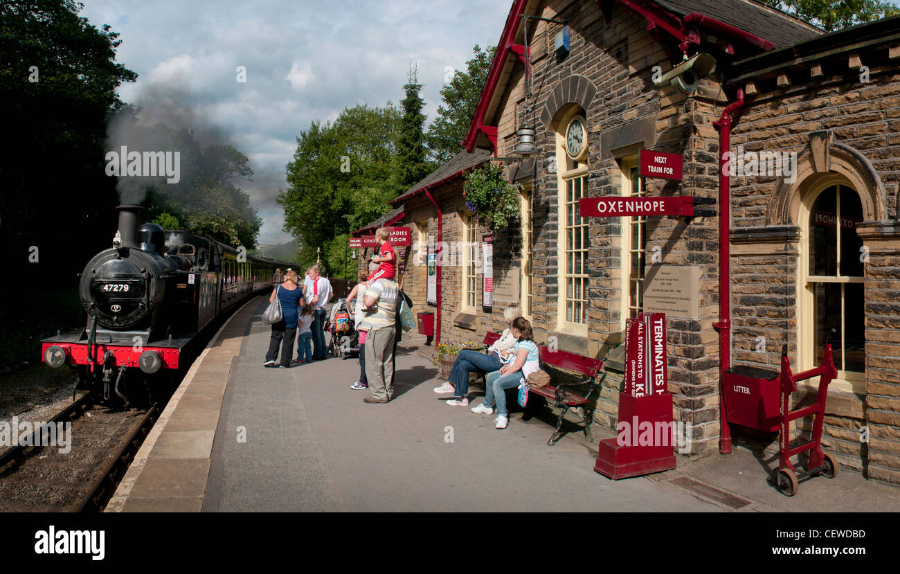 Haworth Station, part of the Keighley and Worth Valley Railway Stock ...