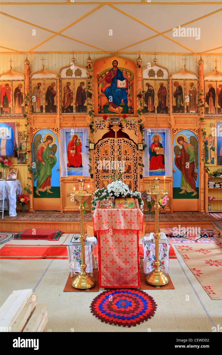 Interior medieval orthodox church hi-res stock photography and images ...