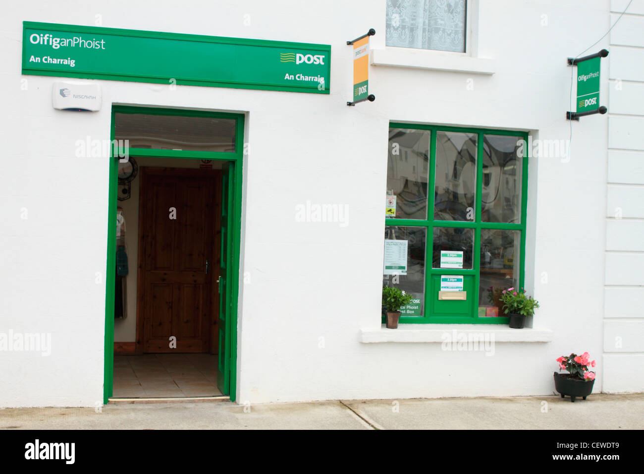 Irish post office Stock Photo - Alamy