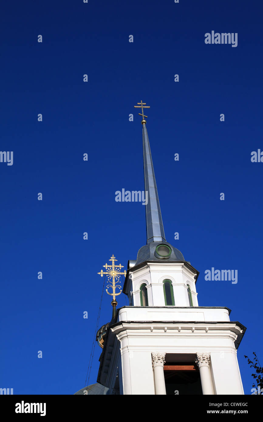 Christian church tower hi-res stock photography and images - Alamy