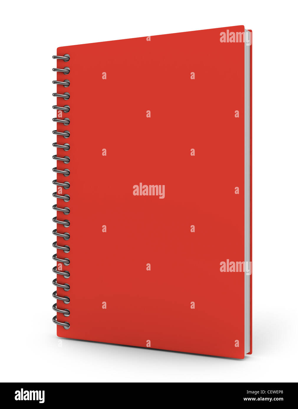 3D Illustration of a Spring Notebook Stock Photo - Alamy