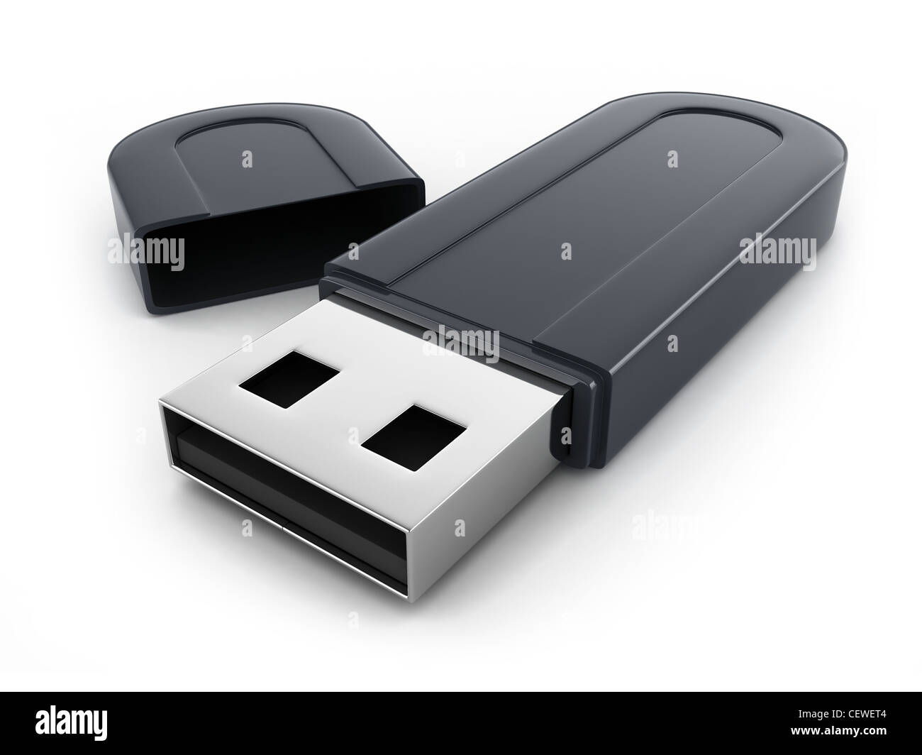 3D Illustration of a Flash Drive Stock Photo - Alamy