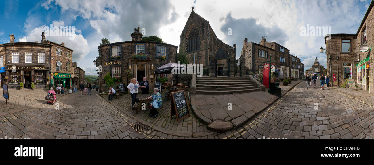Haworth High Street High Resolution Stock Photography and Images - Alamy