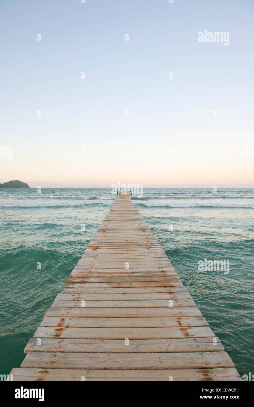 Pier over water Stock Photo - Alamy