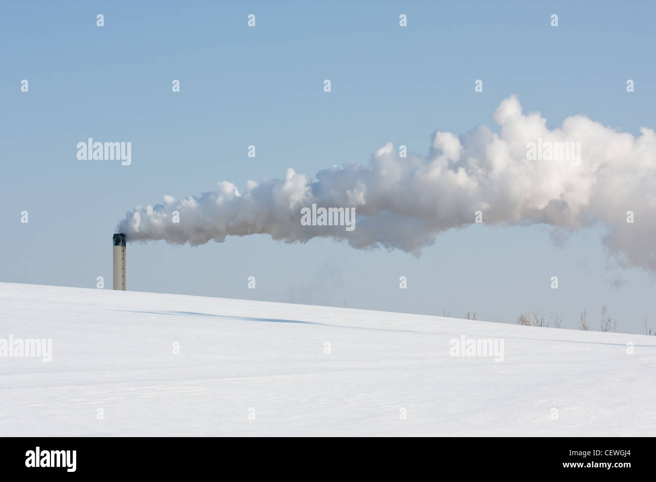 Heavy industrial pollution, environment problem Stock Photo - Alamy