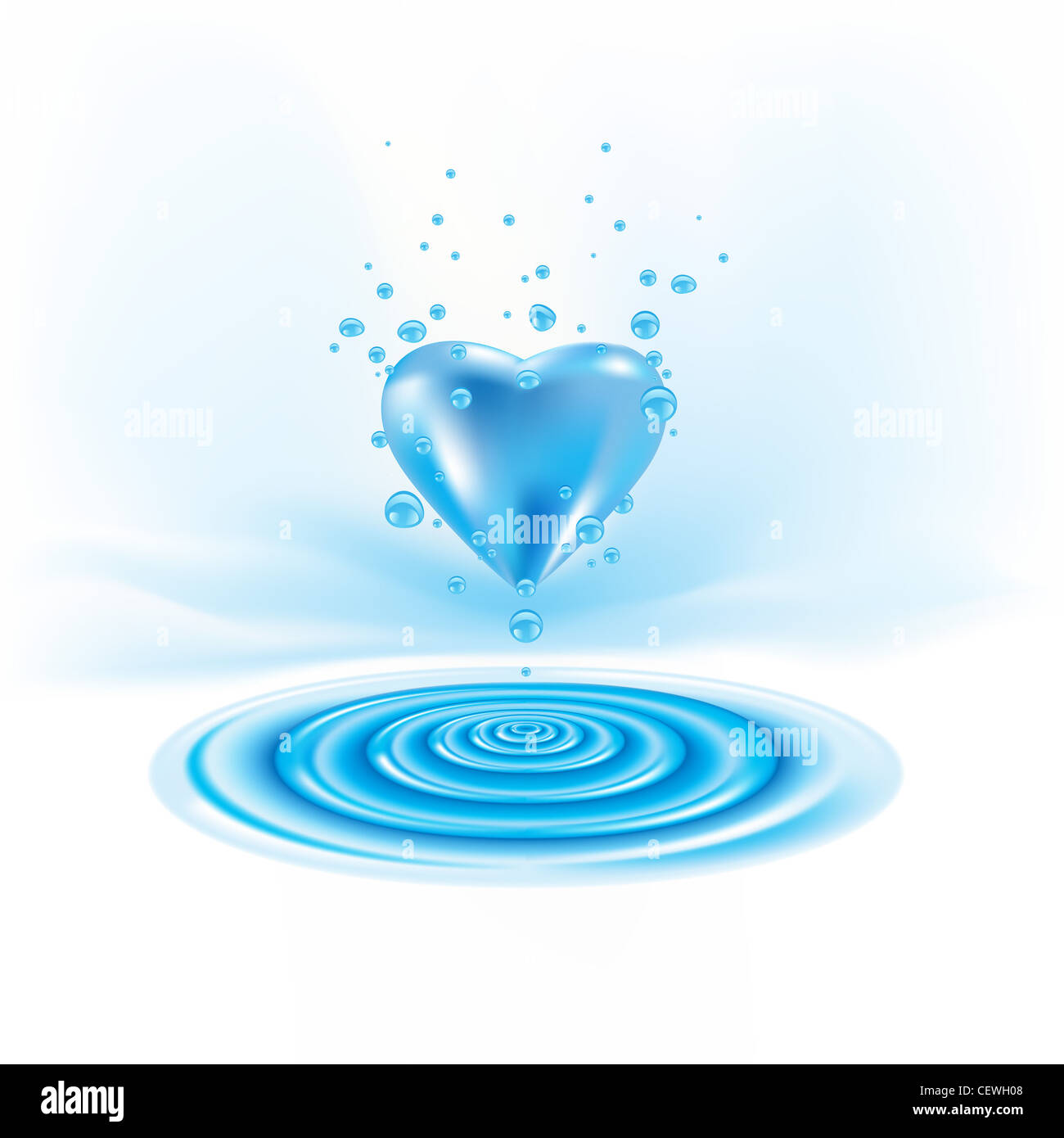 Sea love waves Cut Out Stock Images & Pictures - Alamy