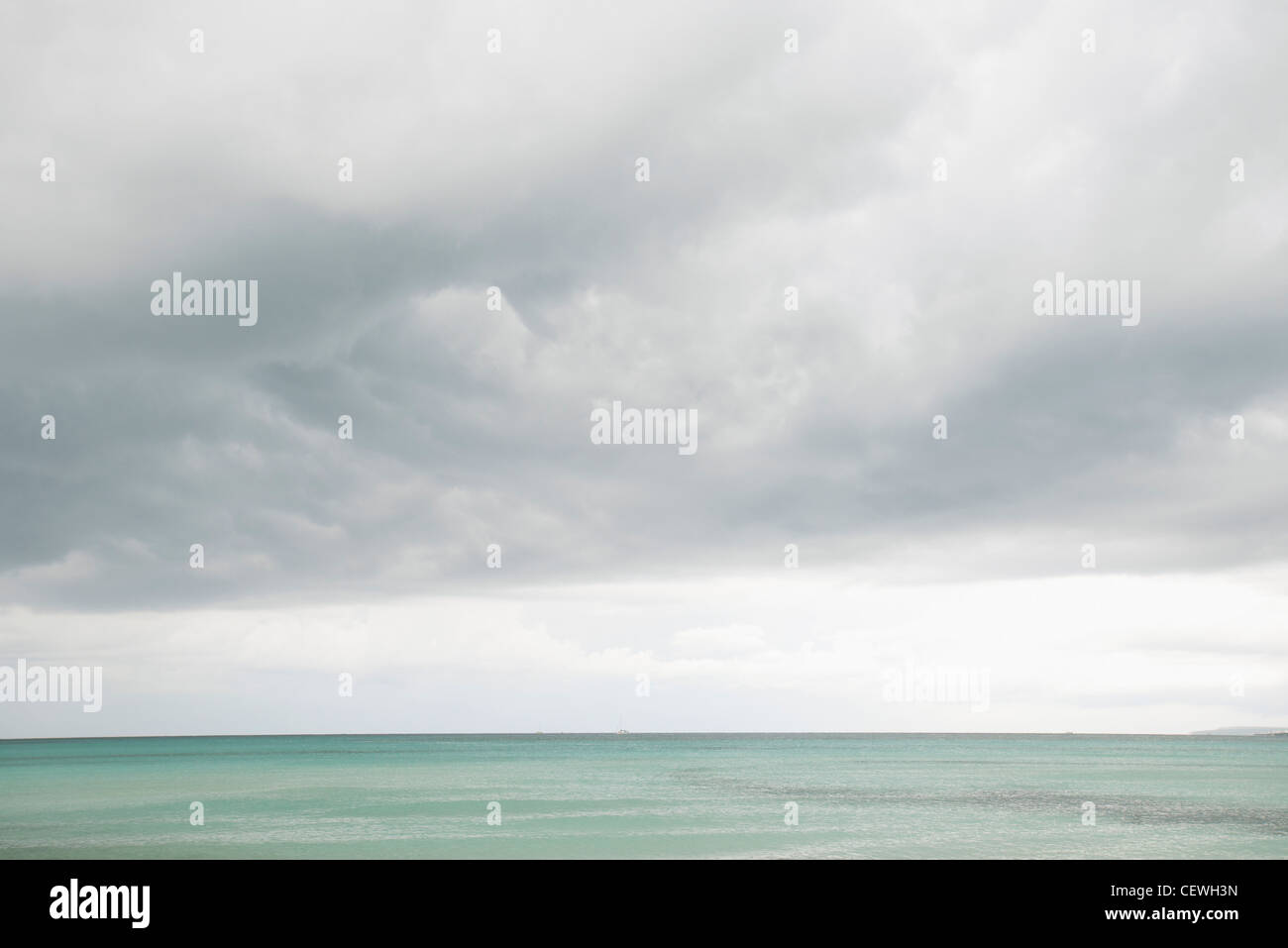 Cloudy sky over ocean Stock Photo - Alamy