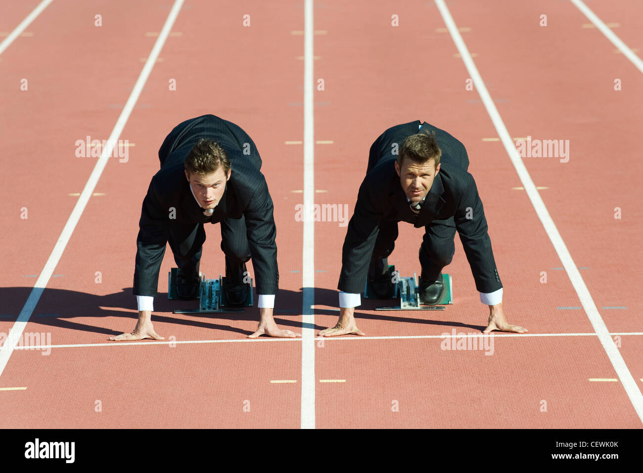 Man running looking from above hi-res stock photography and images - Alamy