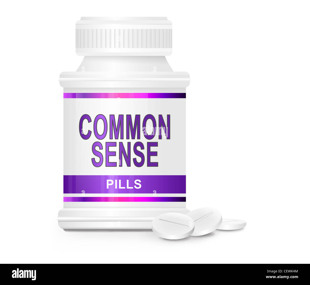 Common sense pills Stock Photo - Alamy