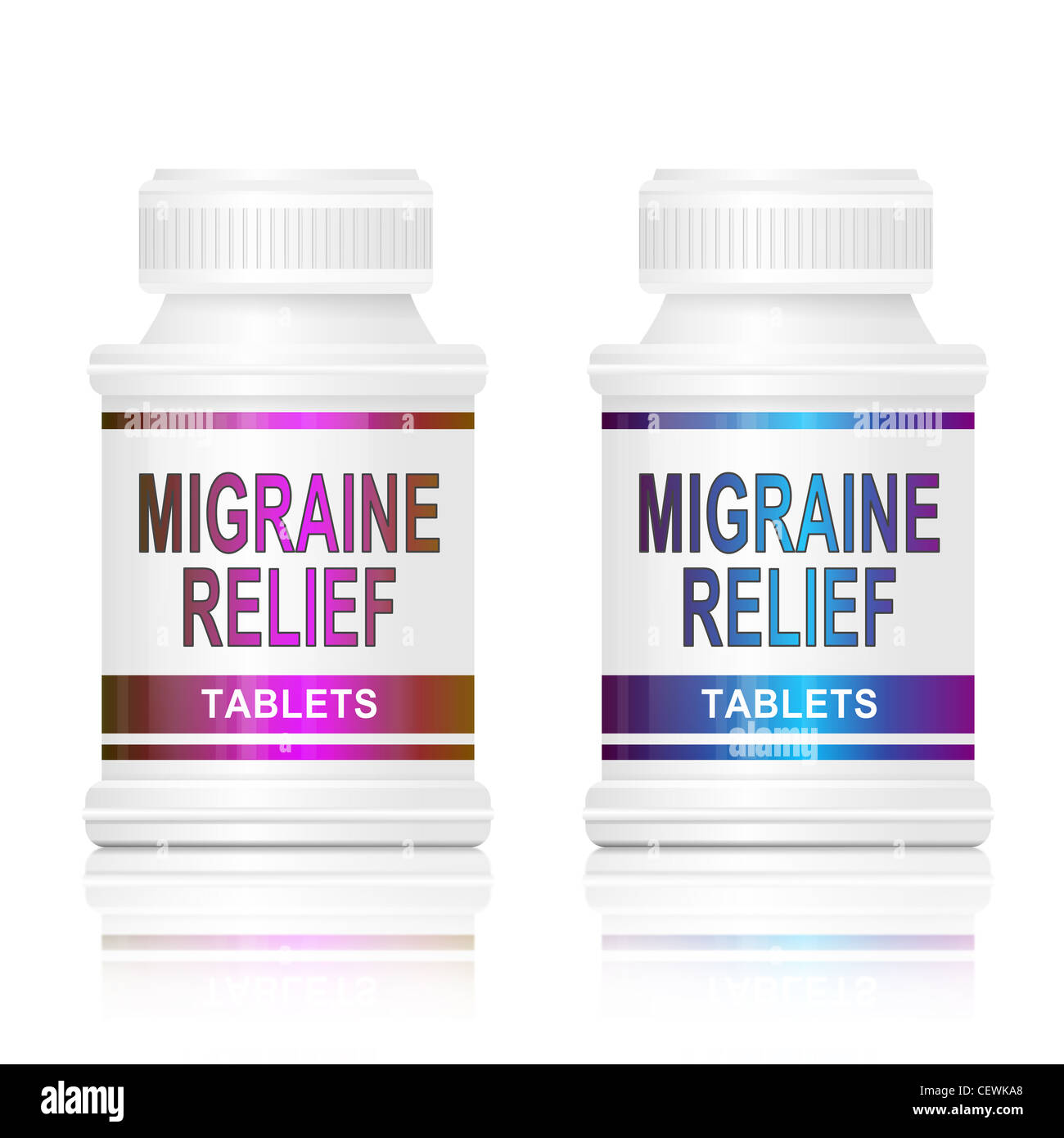 Migraine cure Cut Out Stock Images & Pictures - Alamy